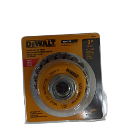 CEPILLO COPA DE ALAMBRE TRENZADO 3″ ## DW4910 ## DEWALT | Coseimpa C.A.